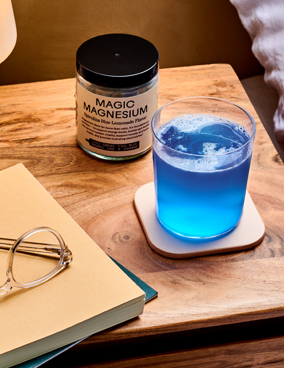 Magic Magnesium | Spirulina Blue Lemonade Powder – The Botanica Boutique